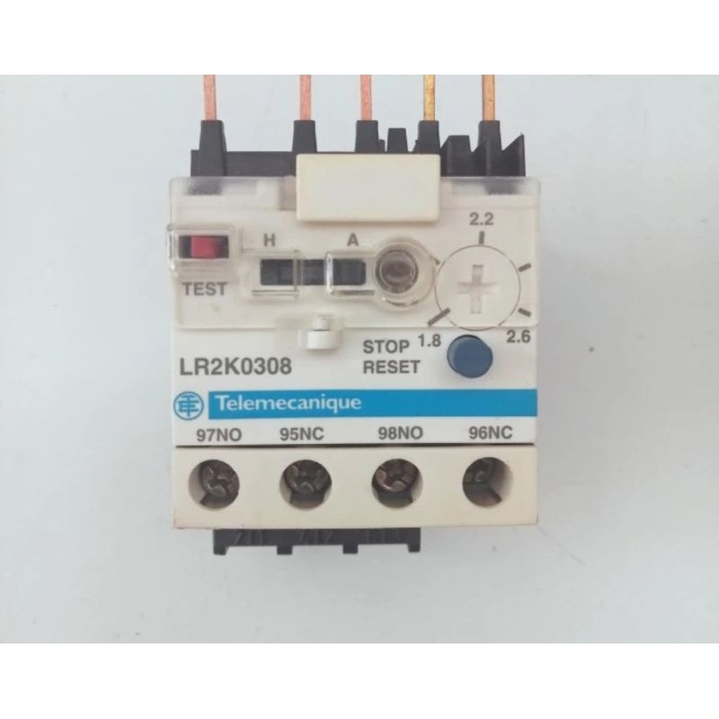 Jual Thermal Overload Relay LR2K0308 Schneider Telemecanique 1,8-2, 6A ...