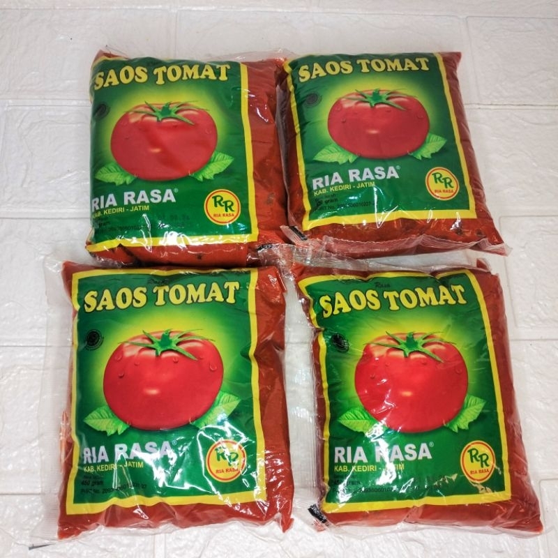 Jual 4 bungkus saos tomat ria rasa | Shopee Indonesia
