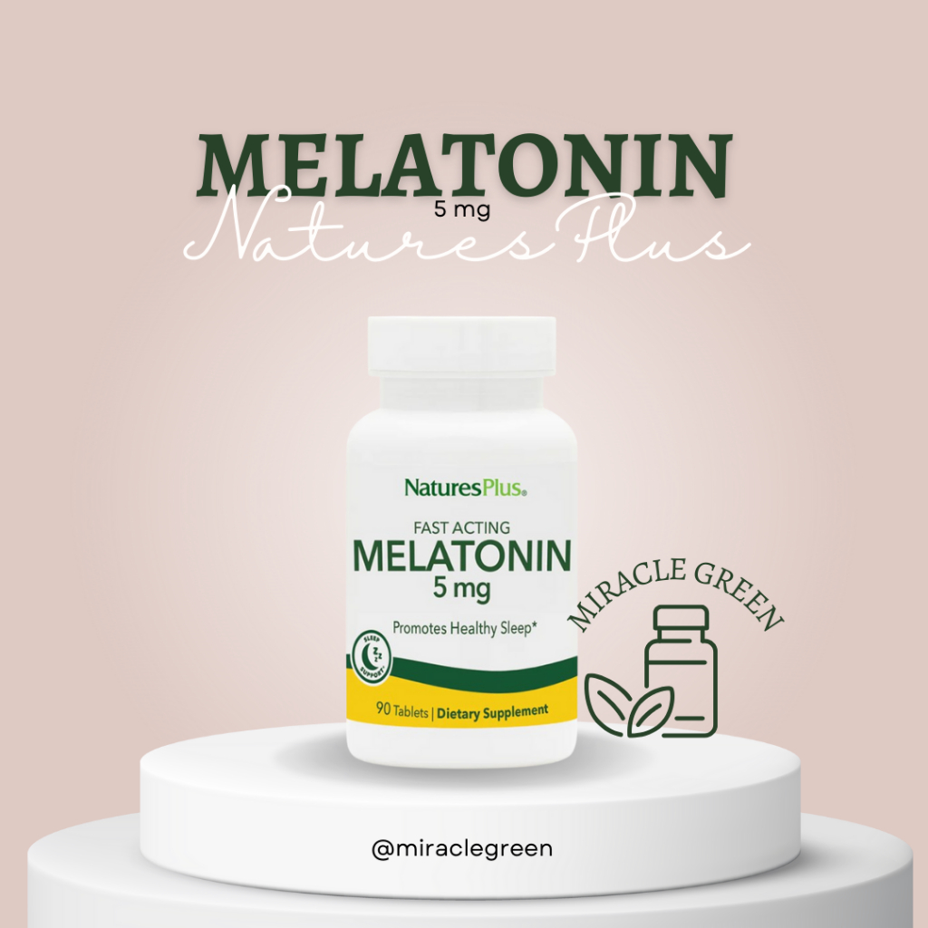 Jual Natures Plus, Melatonin, 5 mg, 90 Tablets Insomnia Susah tidur ...