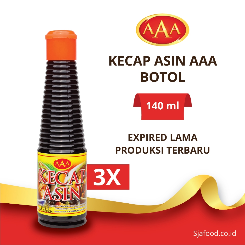 Jual KECAP ASIN 140 ML ( 3 Botol ) | Shopee Indonesia