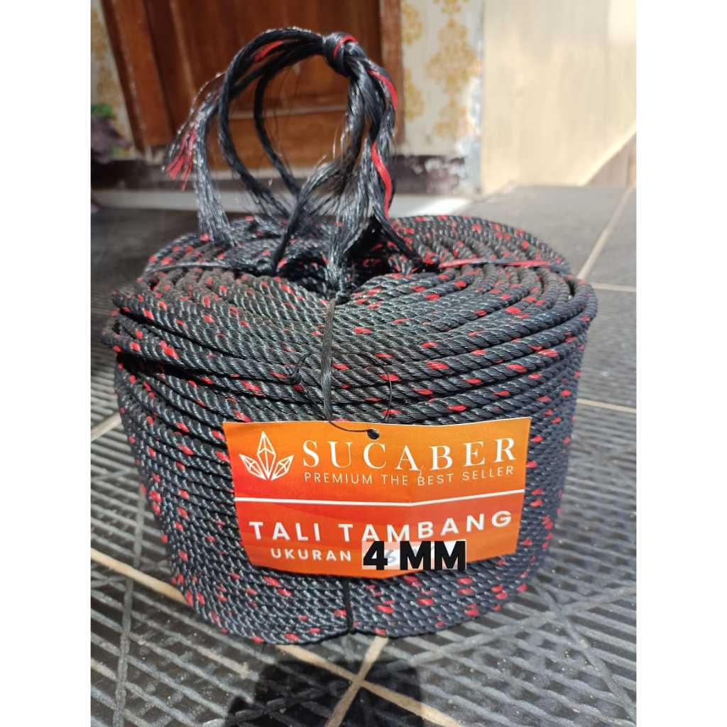 Jual Tali Tambang 4 mm - 1kg (100meter) Tali Tampar - Tali Kenur - Tali ...
