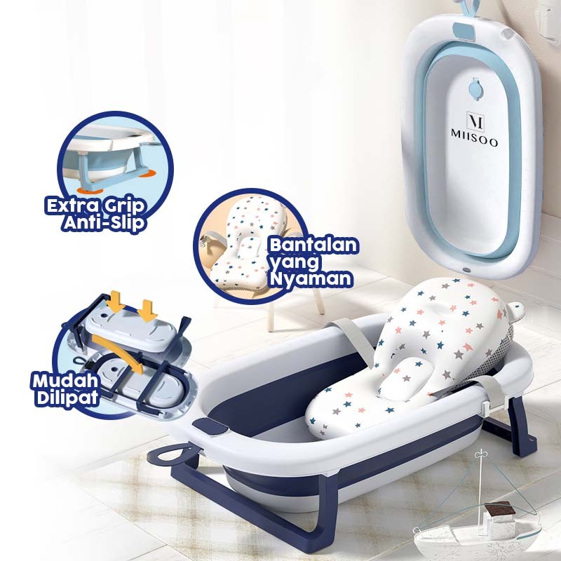 Jual REPO Bak Mandi Bayi Portable/Foldable Baby Bath Tub/Bak Mandi Bayi ...