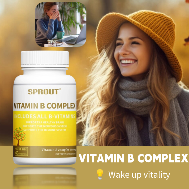 Jual Vitamin B Complex - Contains All Essential B Vitamins - Energy ...