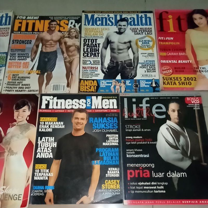 Jual Majalah Men's Healthy, Majalah Fitness For Men, Majalah Fit ...