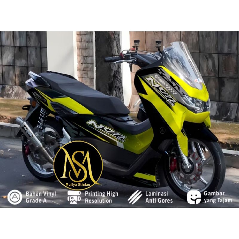 Jual Stiker Decal Nmax New 2020 Full Body Grafis Kuning Terbaru ...