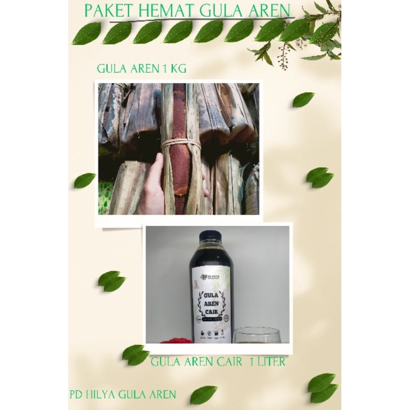 Jual PAKET HEMAT (GULA AREN 1kg + gula cair 1liter) | Shopee Indonesia