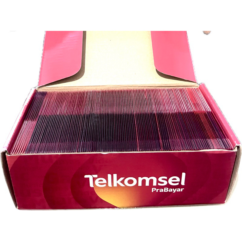 Jual PERDANA 1 BOX TELKOMSEL SIMPATI RED ISI 100 PCS (BISA SMS/TLP ...