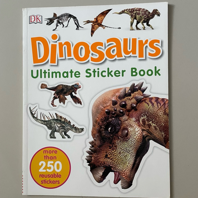Jual Dorling Kindersley Dinosaurs Ultimate Sticker Book Buku Stiker ...