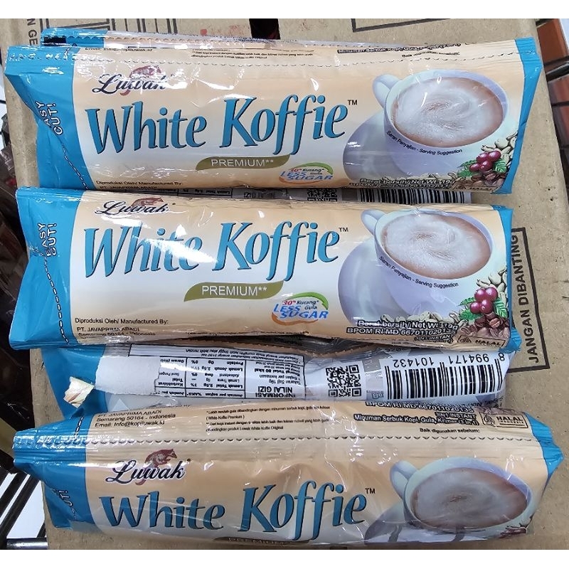 Jual Luwak White Koffie Less Sugar 76g (isi 4 sachet×19g) | Shopee ...