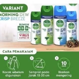 Jual Dettol disinfektan spray 225mL | Shopee Indonesia