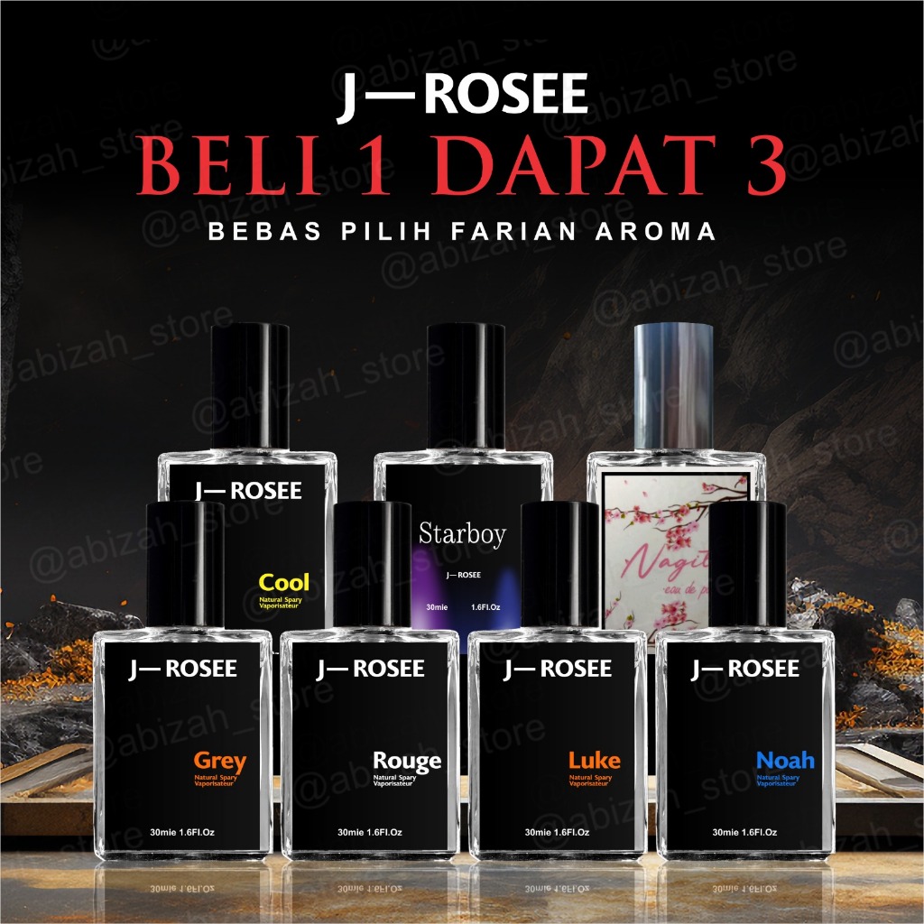 Jual BELI 1 GRATIS 3 PARFUM PEMIKAT WANITA PARFUM JAYROSSE GREY PARFUM ...