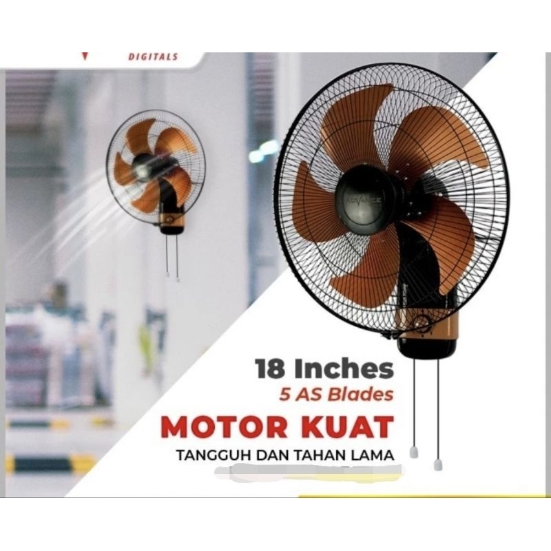 Jual KIPAS ANGIN DINDING BESI 18" CARSLAN GOLD | Shopee Indonesia