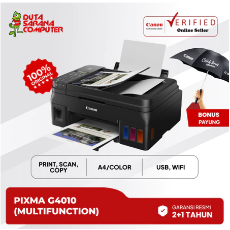 Jual Canon Pixma G4010 Printer Print, Scan, Copy, WiFi, Fax A4 | Shopee Indonesia