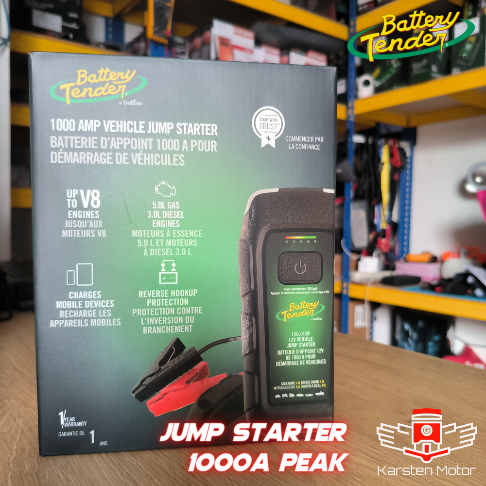 Jual JUMPER AKI 12v - Power Bank aki - Peak 1000 A - Battery Tender ...
