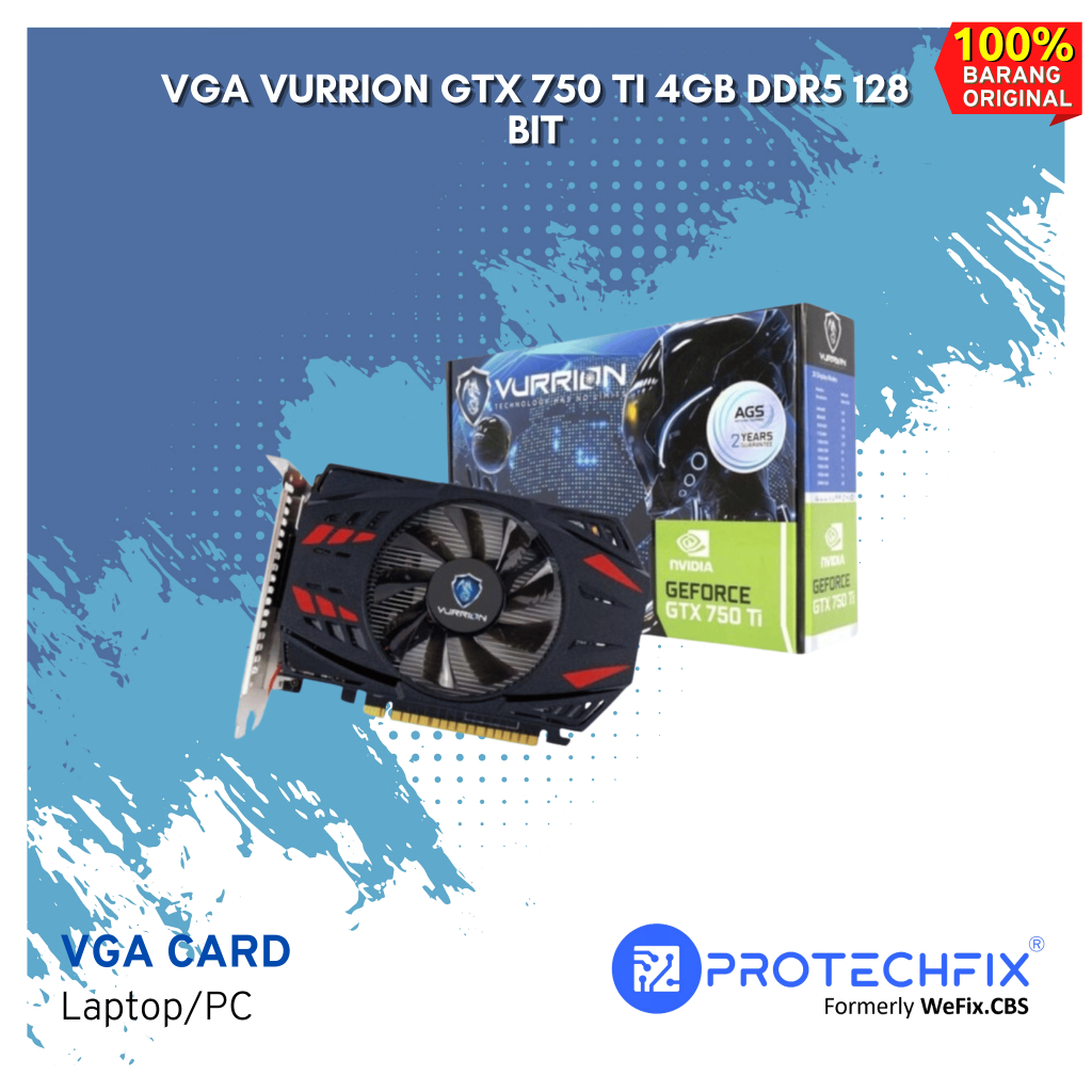 Jual VGA VURRION GTX 750 TI 4GB DDR5 128 Bit | Shopee Indonesia