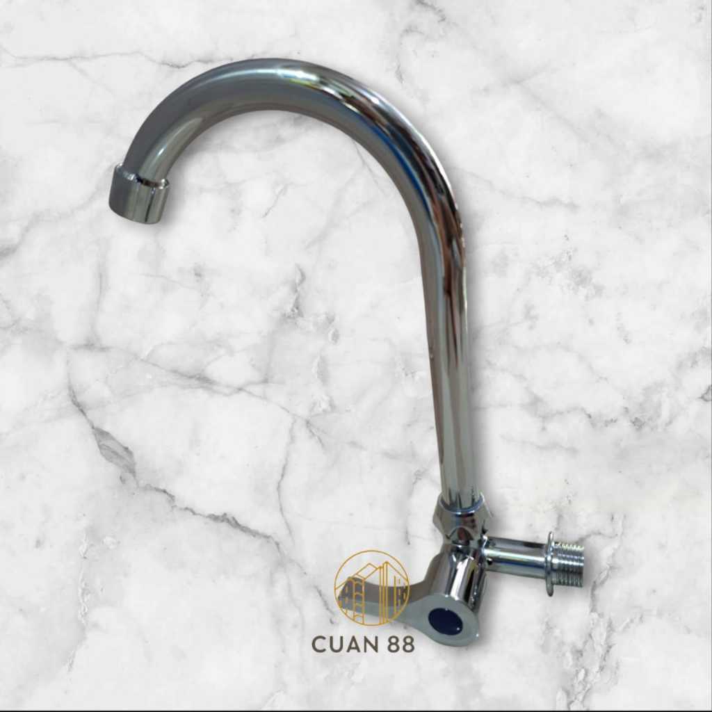 Jual Kran Angsa Besi Hause / Kran Wastafel Hause / Kran Angsa Nekel Bak ...