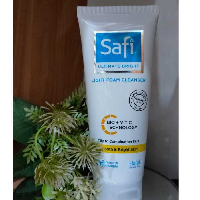 Jual Safi Ultimate Light Foam Cleanser | Safi Smooth & Bright Skin Foam Cleanser | Shopee Indonesia