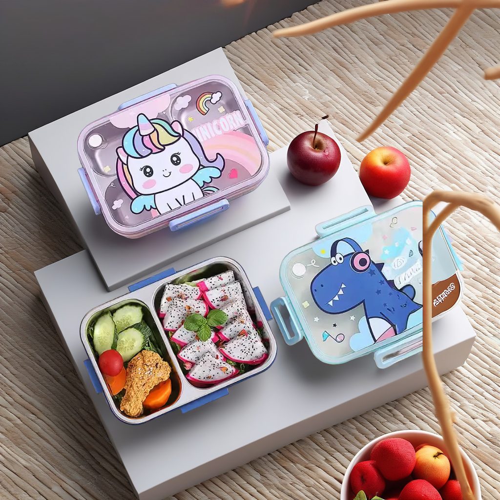 Jual Lunch Box Set Stainless 304 Kotak Makan Anak Stainless Kotak Bekal ...
