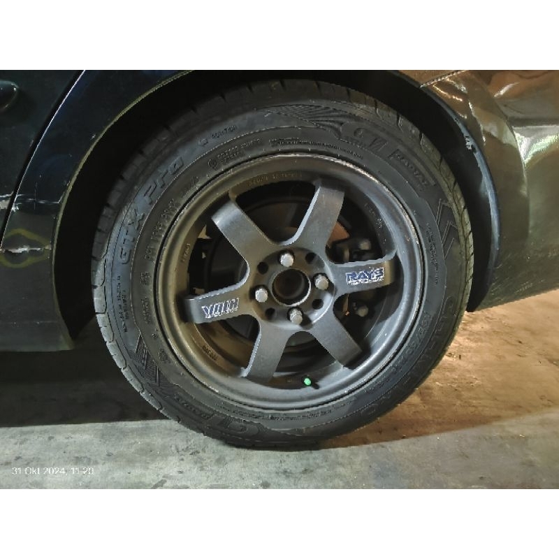 Jual Paket Velg Volk Rays TE37 (TW) Ring 15 ex Vios | Shopee Indonesia