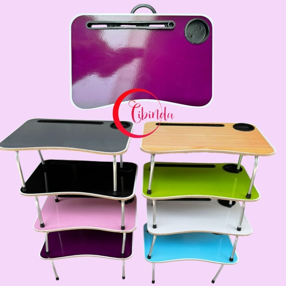 Jual [FREE BUBLE WRAP] MEJA MULTI FUNGSI LAPTOP / MEJA BELAJAR LIPAT ...