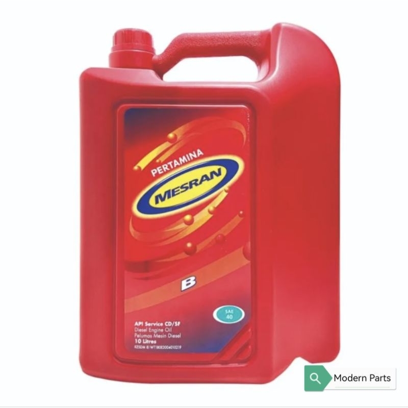 Jual Oli Mesin Mesran B 40 Diesel 10 Liter | Shopee Indonesia