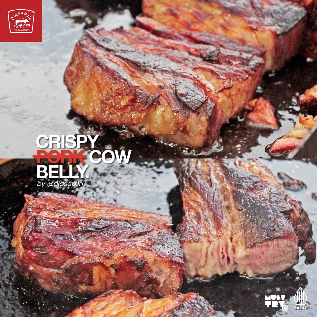 Jual CRISPY COW BELLY (500gr) Daging Sapi Frozen Food Makanan Instan ...