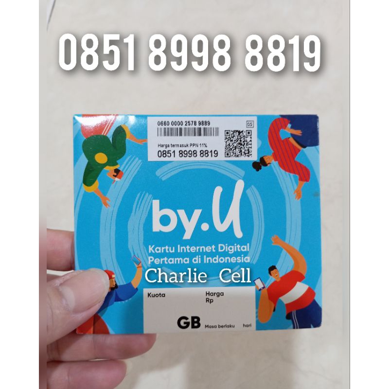 Jual Kartu Perdana Telkomsel BY U 4G 5G Kartu Aktif Selamanya 12 Digit Nomor Cantik 0851 8998 ...