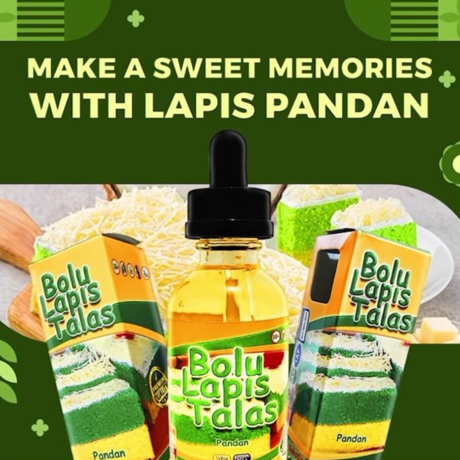 Jual Bolu Lapis Talas V3 Pandan 60ML by Java Juice - Liquid Bolu Lapis ...