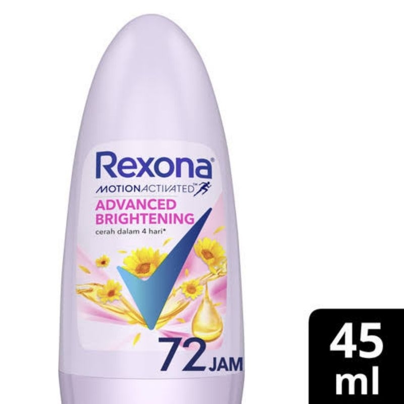 Jual Rexona Deodorant Roll on Advance Brightening 45 ml | Shopee Indonesia