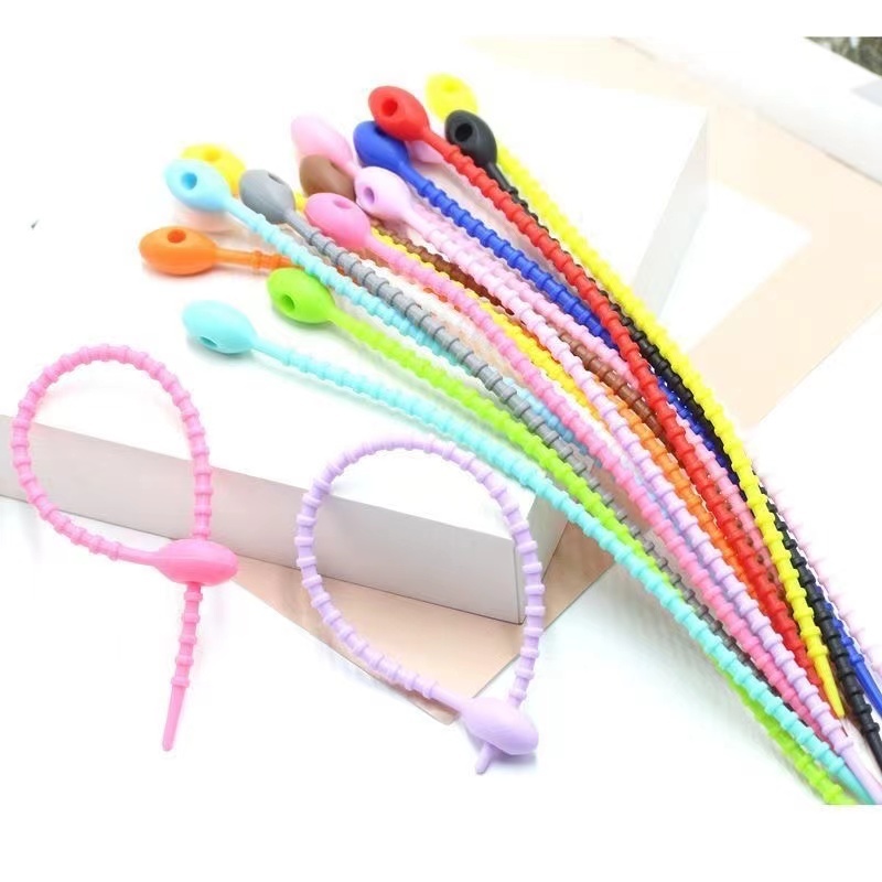 Jual [10/PCS] Pengikat kabel headset serbaguna 22cm / Cable management ...