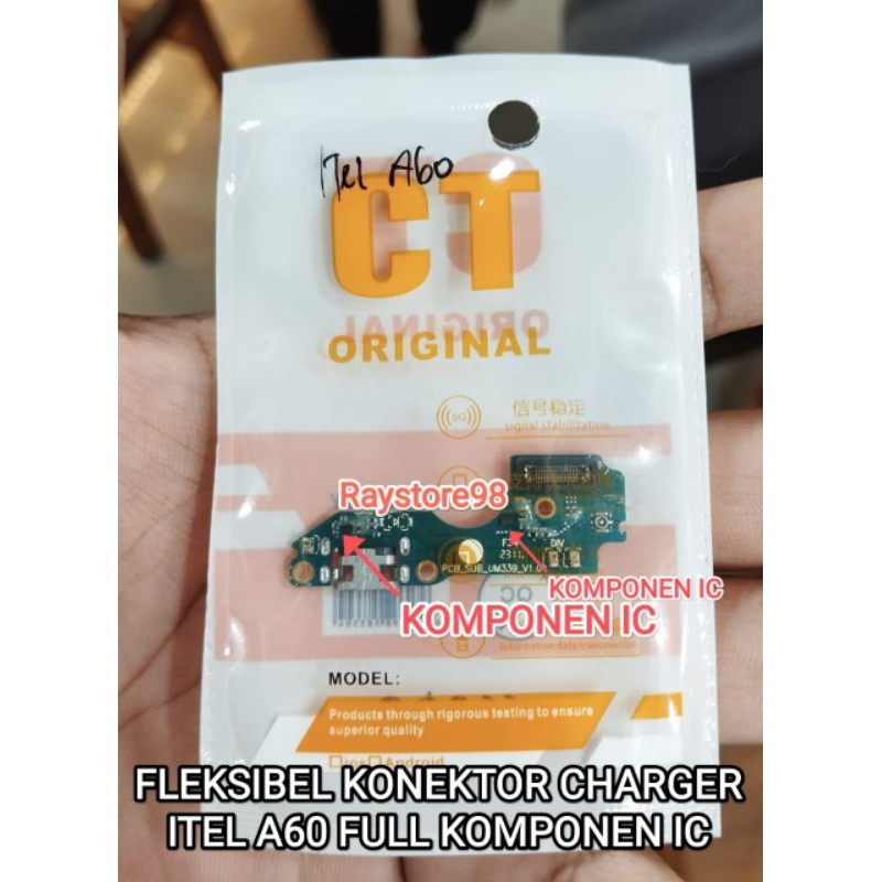 Jual Fleksibel Charger ITEL A60 FULL KOMPONEN IC Flexible Flexibel Konektor Carjer PCB Board ...
