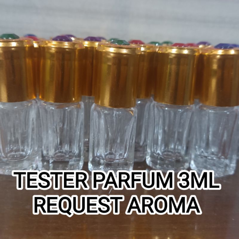 Jual TESTER PARFUM UKURAN 3ML REQUEST AROMA | Shopee Indonesia