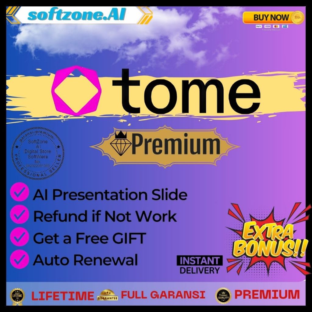 Jual TOME AI丨AI Presentation Slide Maker丨Instant Delivery | Full ...