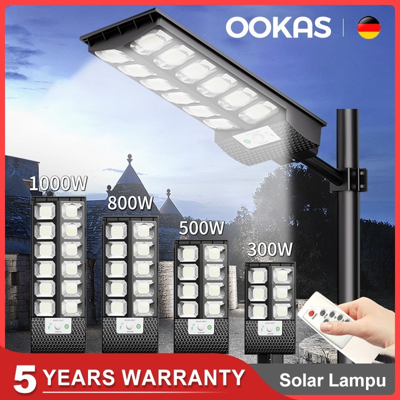 Jual OOKAS HOME Surya Lampu tenaga otomatis outdoor Garansi 5 Tahun LED ...