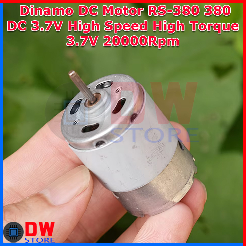 Jual Dinamo DC Motor RS380 RS 380 3.6V High RPM Speed High Torque ...