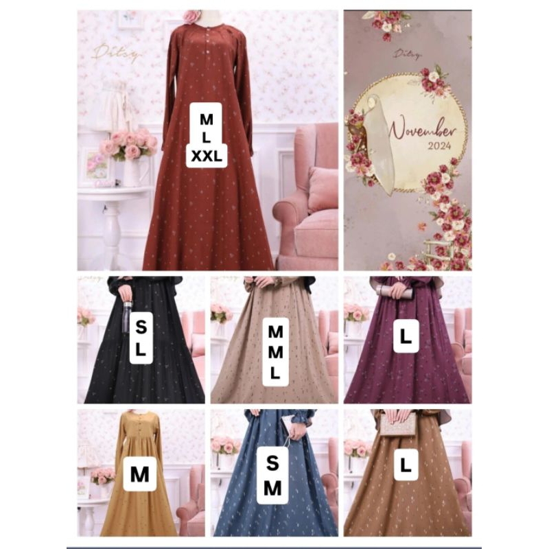 Jual READYSOON DITSY NOVEMBER 2024, NINETTE AMBER, KEEVA MOCCA, GINNY WINE, MAISON DENIM, NEREDA ...