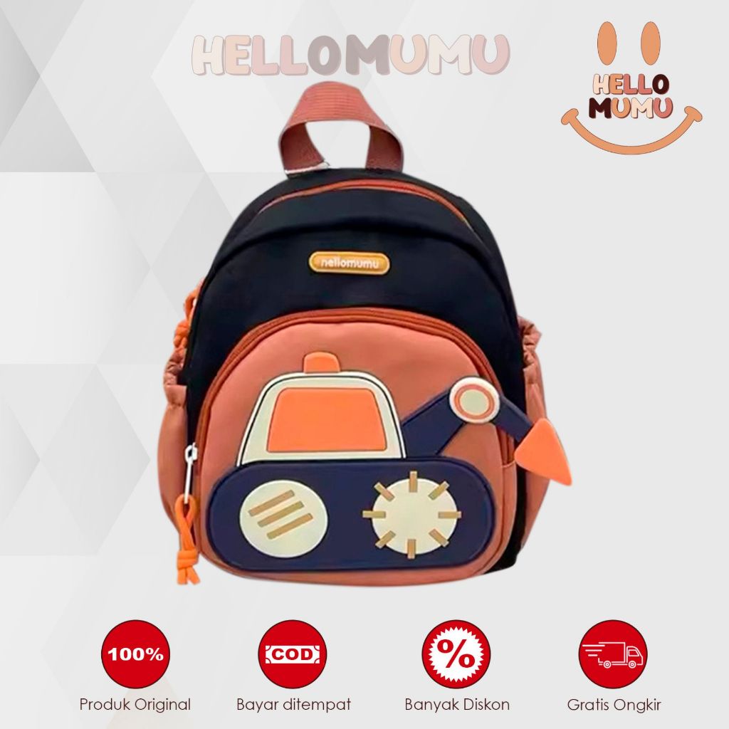 Jual Hellomumu Backpack EXCAVATOR - HM360 | Shopee Indonesia