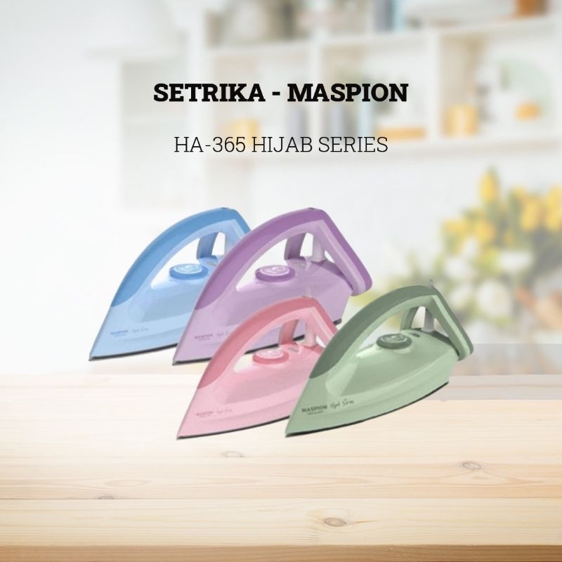 Jual MASPION Setrika listrik HA365 hijab series (warna sesuai stok) | Shopee Indonesia