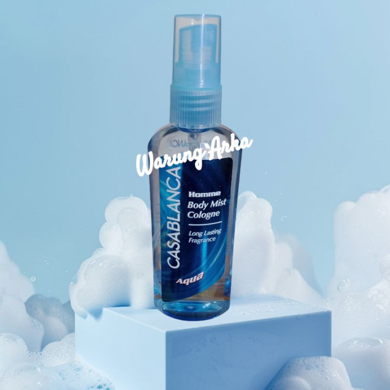 Jual CASABLANCA Femme Body Mist Cologne Aqua 100ml Biru | Shopee Indonesia