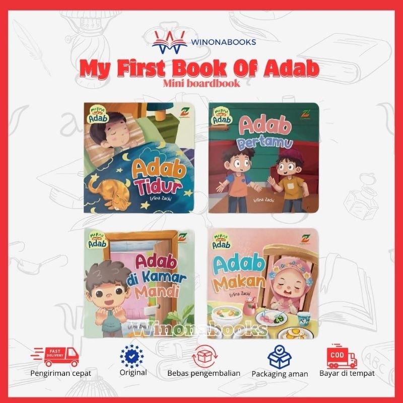 Jual MY FIRST BOOK OF ADAB untuk usia 2+ tahun buku adab untuk anak ...