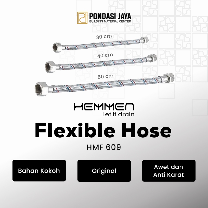 Jual HEMMEN Flexible hose Hmf 609 - 50 Cm | Shopee Indonesia