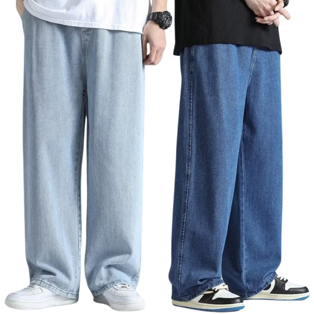 Jual ENR - Celana Skena Jeans Pria Baggy Pants Korean Style Oversize ...