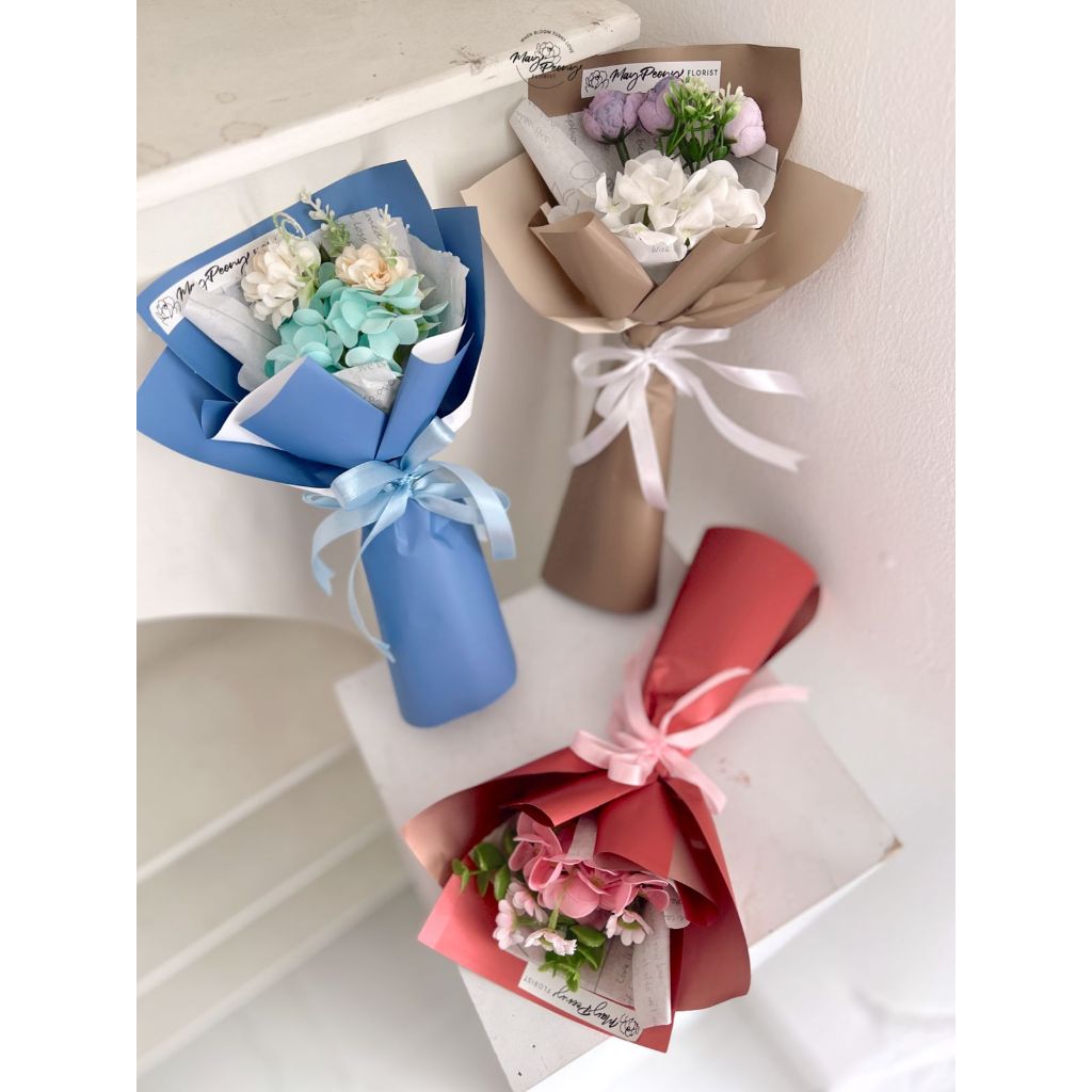 Jual SINGLE HYDRANGEA SOAP FLOWER BOUQUET - BUKET BUNGA SABUN / HADIAH ...