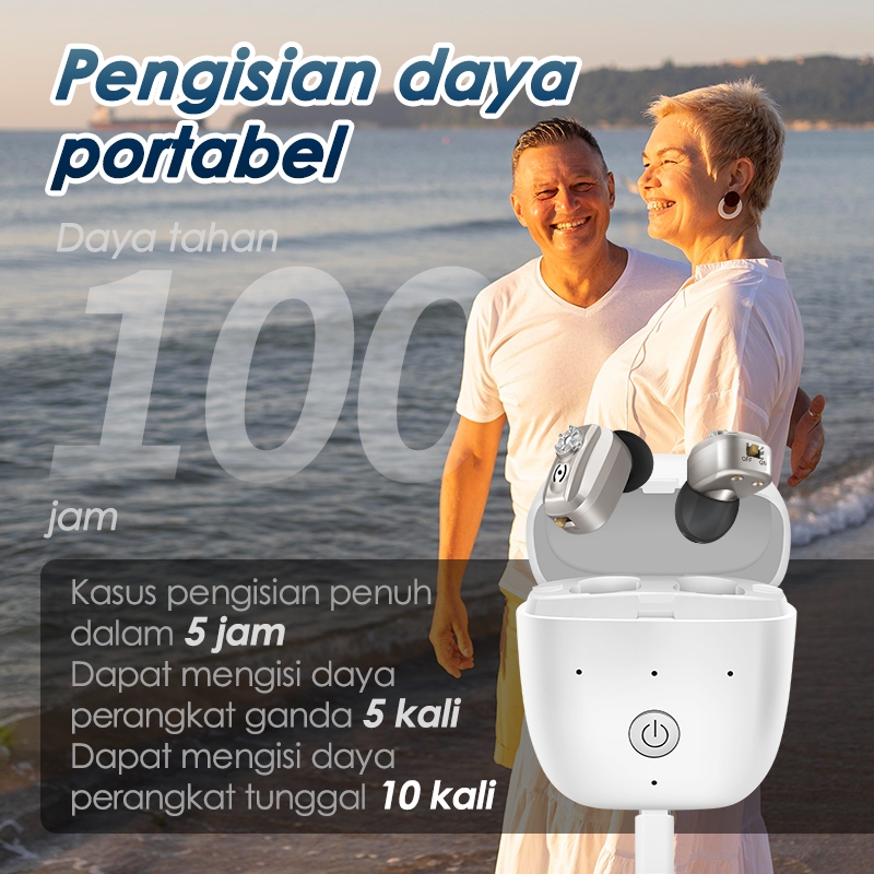 Jual Britzgo alat bantu dengar talinga orang tua original Nyaman dan tidak terlihat Pengisian ...