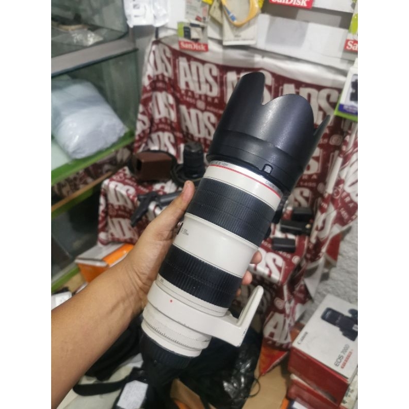 Jual lensa tele canob 70-200mm f2.8 is 1 bagus | Shopee Indonesia
