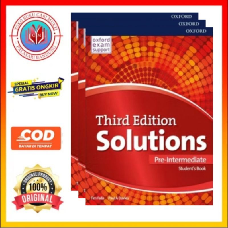 Jual BUKU BEKAS - SOLUTIONS PRE-INTERMEDIATE STUDENT'S BOOK THIRD ...