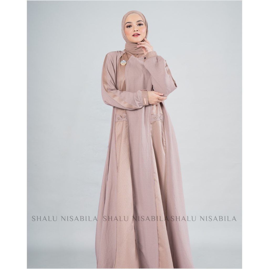 Jual Shalu Nisabila - Mafaza Dress Gamis Remaja Baju Pesta Wanita Muslim Mewah Fashion Muslimah ...
