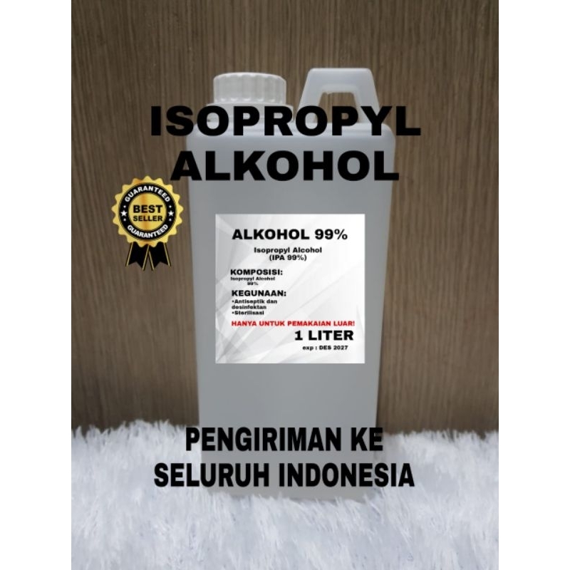 Jual Isopropyl 99% / IPA 99% - 1 Liter | Shopee Indonesia