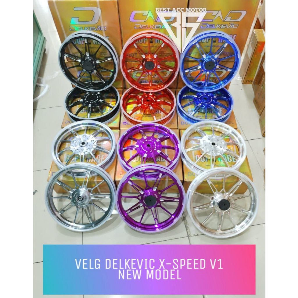 Jual VELG DELKEVIC X SPEED MIO SPORTY BEAT VARIO SCOOPY GENIO VELG ...