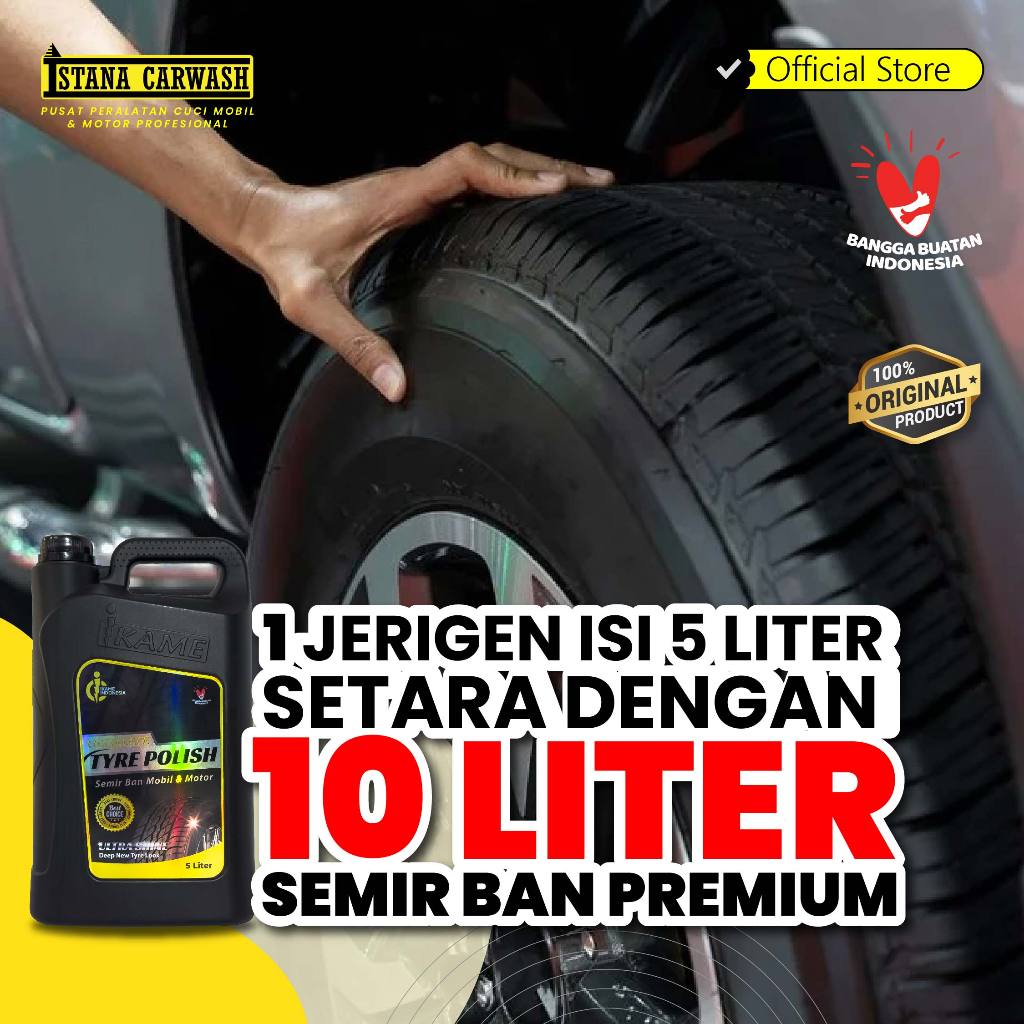 Jual TTK130 Semir Ban Mobil Premium Pengkilap Ban / Penghitam ban mobil ...